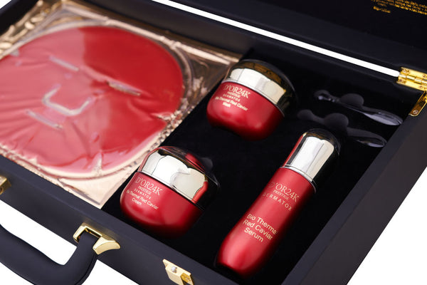 Dermatox Collection with 18-in-1 Red Caviar Anti-Aging Face & Eye Mask ...